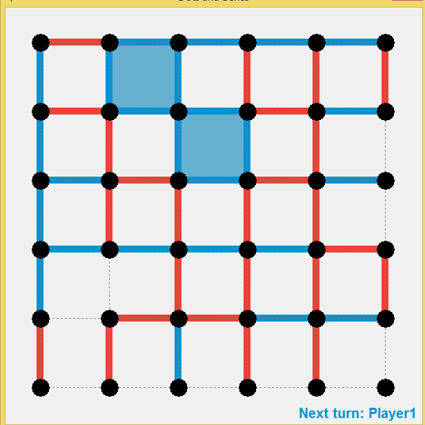 Simple Dots And Boxes Game In Python Free Source Code Sourcecodester